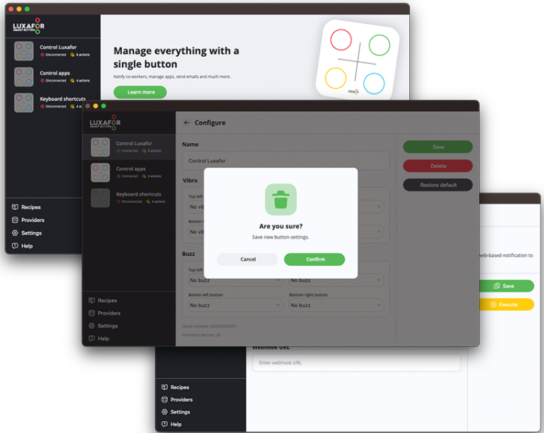 Luxafor Smart Button – Customisable Workflows